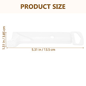 Luxshiny Knoves 6pcs Plastic Knife Case Clear Covers Sleeves Knives Guard Universal Sheath Blade Guards Protector for Bread Carving Chef Cleaver Kitchen Knife 13.5X3.85X0.5CM Chef Backpack