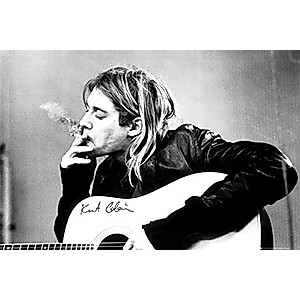 Kurt Cobain Smoking Poster (24x36) PSA033767