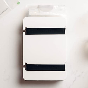 Freeze It Flat: Organizer for Freezer Storage of Breast Milk Bags. Use Compression to Reduce Leaks and Double Storage Capacity. (White Single by MAMMaway)