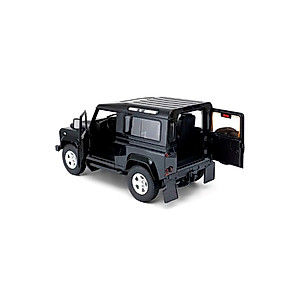 RASTAR Radio Remote Control 1/14 Scale Land Rover Denfender Licensed RC Model Car (Black)