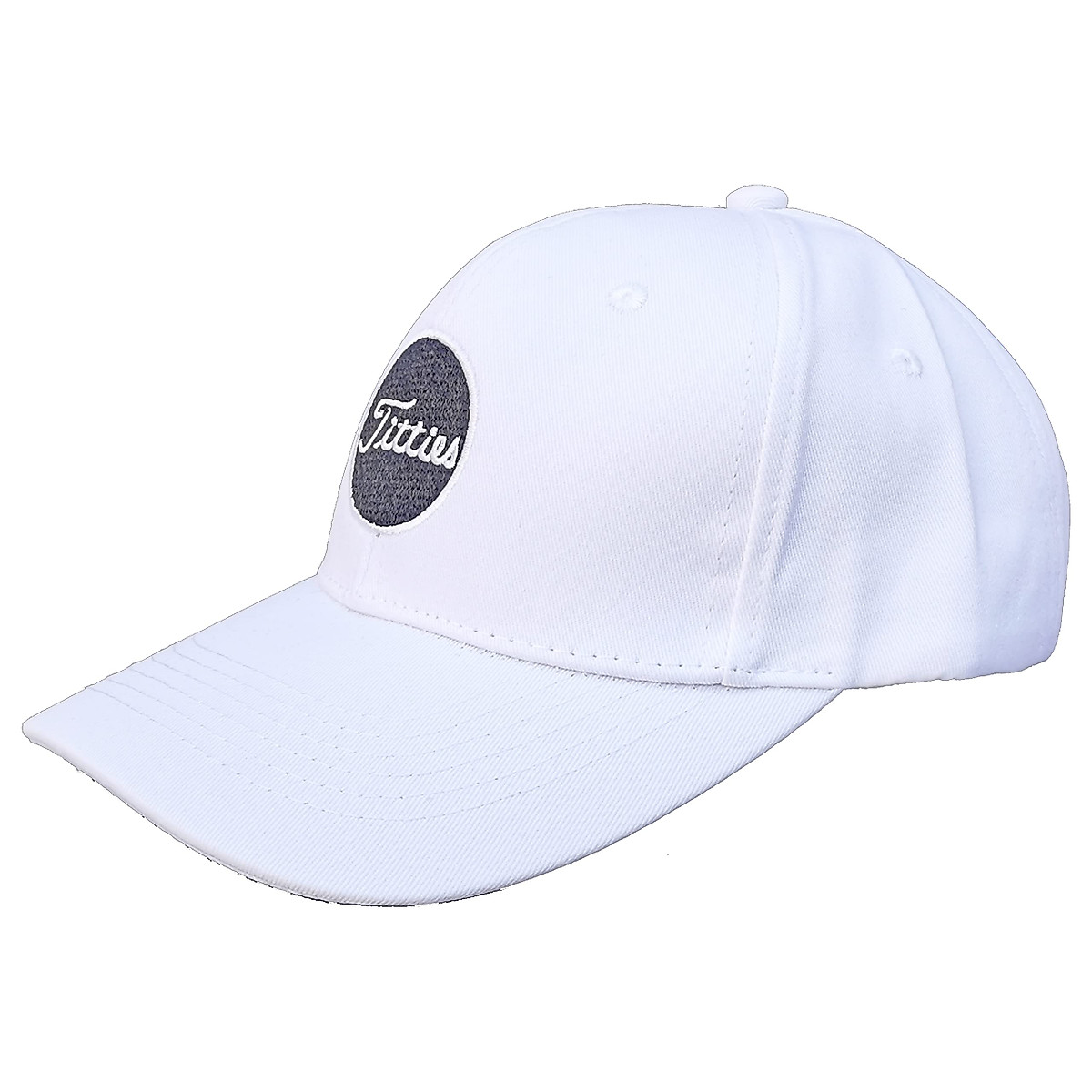 Bamveio Titties Hat Tittiess Golf Hats for Men Women,Funny Tittes Hat, Titliest Cap, White and Black