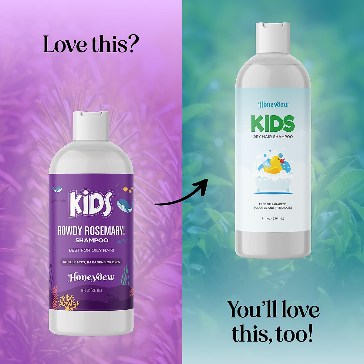 Deep Cleansing Shampoo for Kids - Paraben & Sulfate Free Kids Shampoo for Oily Hair and Scalp with Tea Tree and Rosemary Essential Oils - Gentle Nourishing Shampoo for Build Up Flakes and Dry Scalp