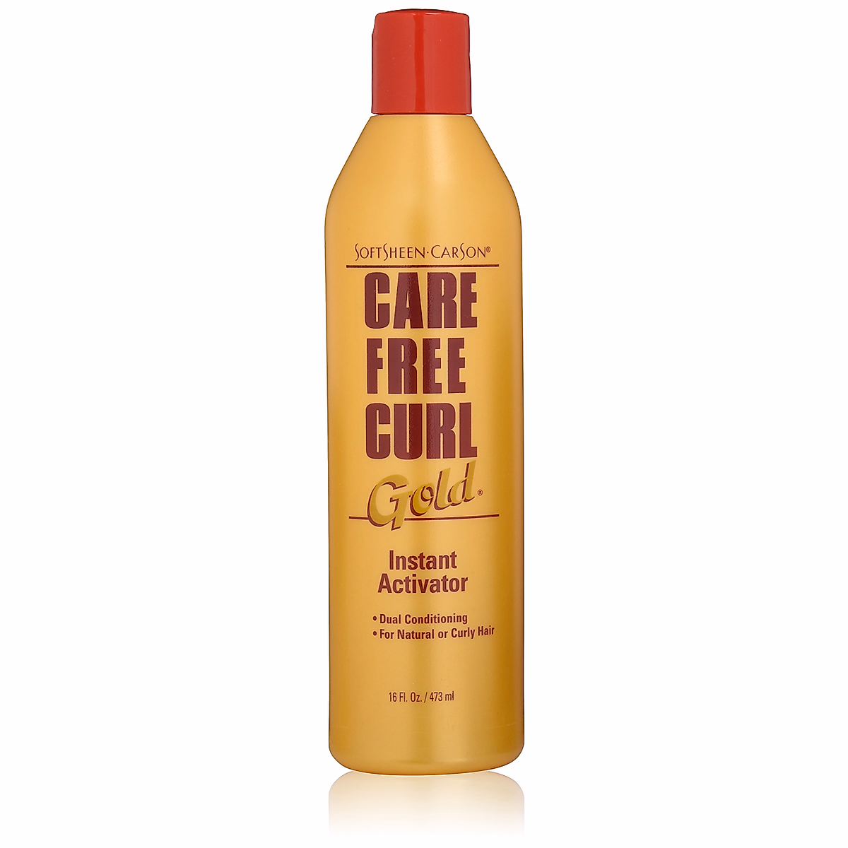 SoftSheen-Carson Care Free Curl Gold Instant Activator, for Natural and Curly Hair, Softens and Hydrates, Moisturizes Hair and Great for Easy Combing, 16 fl oz