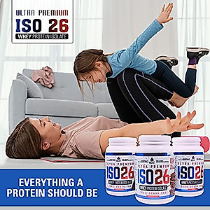 MOMOF4TRANSFORM MO4T ISO26 Whey Protein Isolate Powder with 26 Grams of Protein, Smores 1.6 Pound 25.6 Ounce