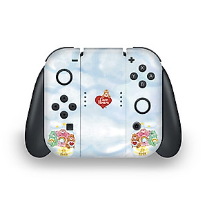 Head Case Designs Officially Licensed Care Bears Group Classic Matte Vinyl Sticker Gaming Skin Decal Cover Compatible With Nintendo Switch OLED Bundle