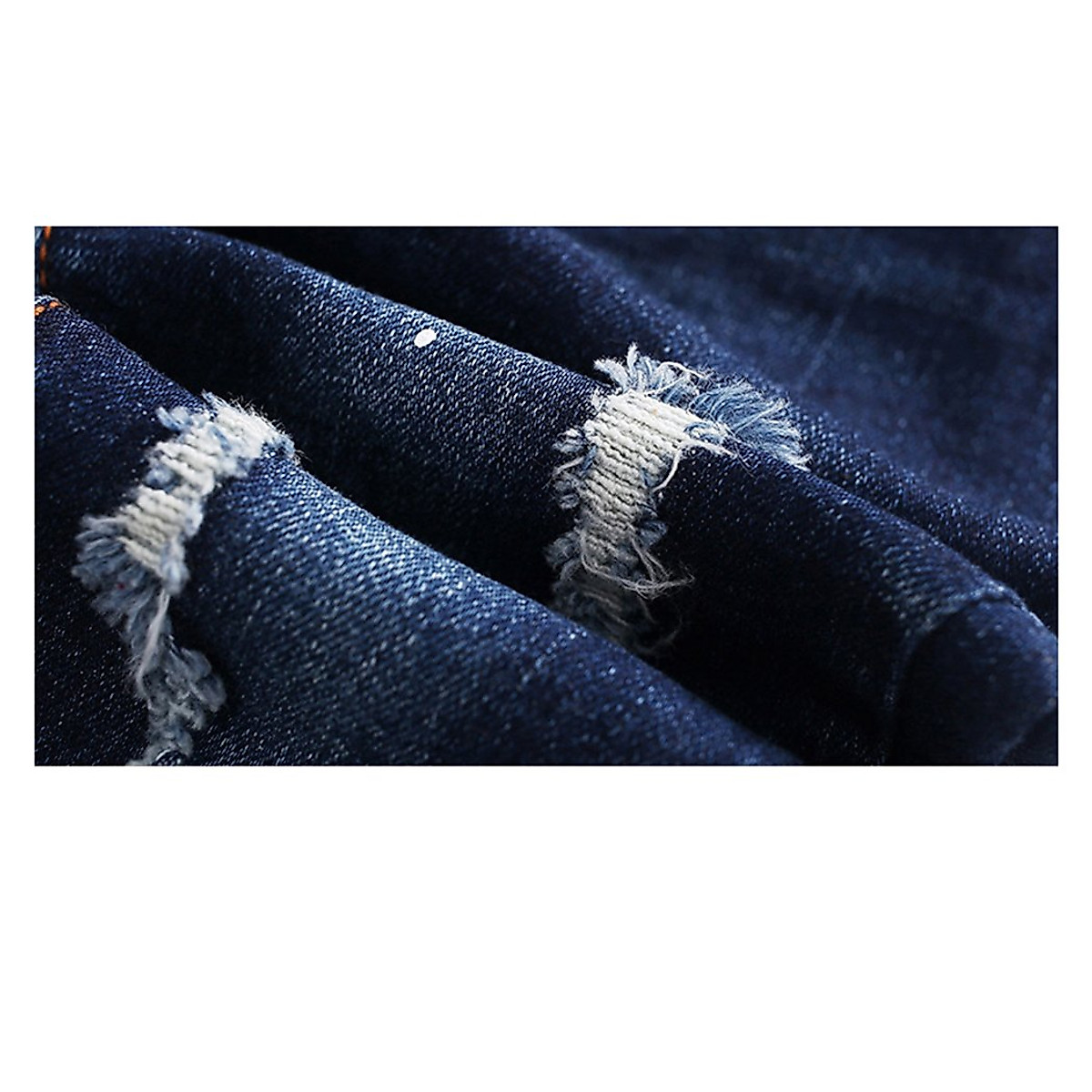 KIDSCOOL SPACE Baby Girl Boy Jeans,Little Kid Elastic Waist Ripped Denim Pants,Black,18-24 Months