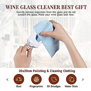 RorAem Champagne Flutes - Hand Blown Champagne Flutes Set of 4 Modern Champagne Glasses Crystal Champagne Flute Gifts for Wedding Birthday Party 8oz