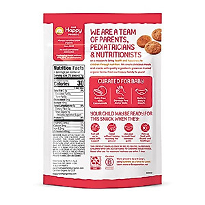 Happy Baby Organics Creamies Strawberry Raspberry & Carrot, 1 Oz