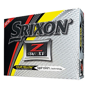 Srixon Z-Star XV 2017 Golf Balls, Yellow (One Dozen)