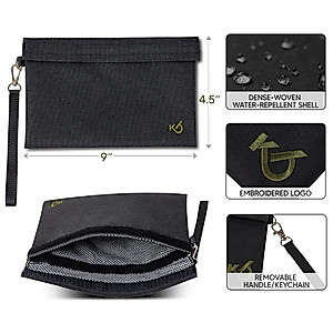 KEEP6 Backpack and Bag Set - Smell Proof with Lock for Men, Women, Kids, includes Minimalist Small Travel Odor Proof Bag, fits iPad and Macbook Air Laptop up to 13.3"