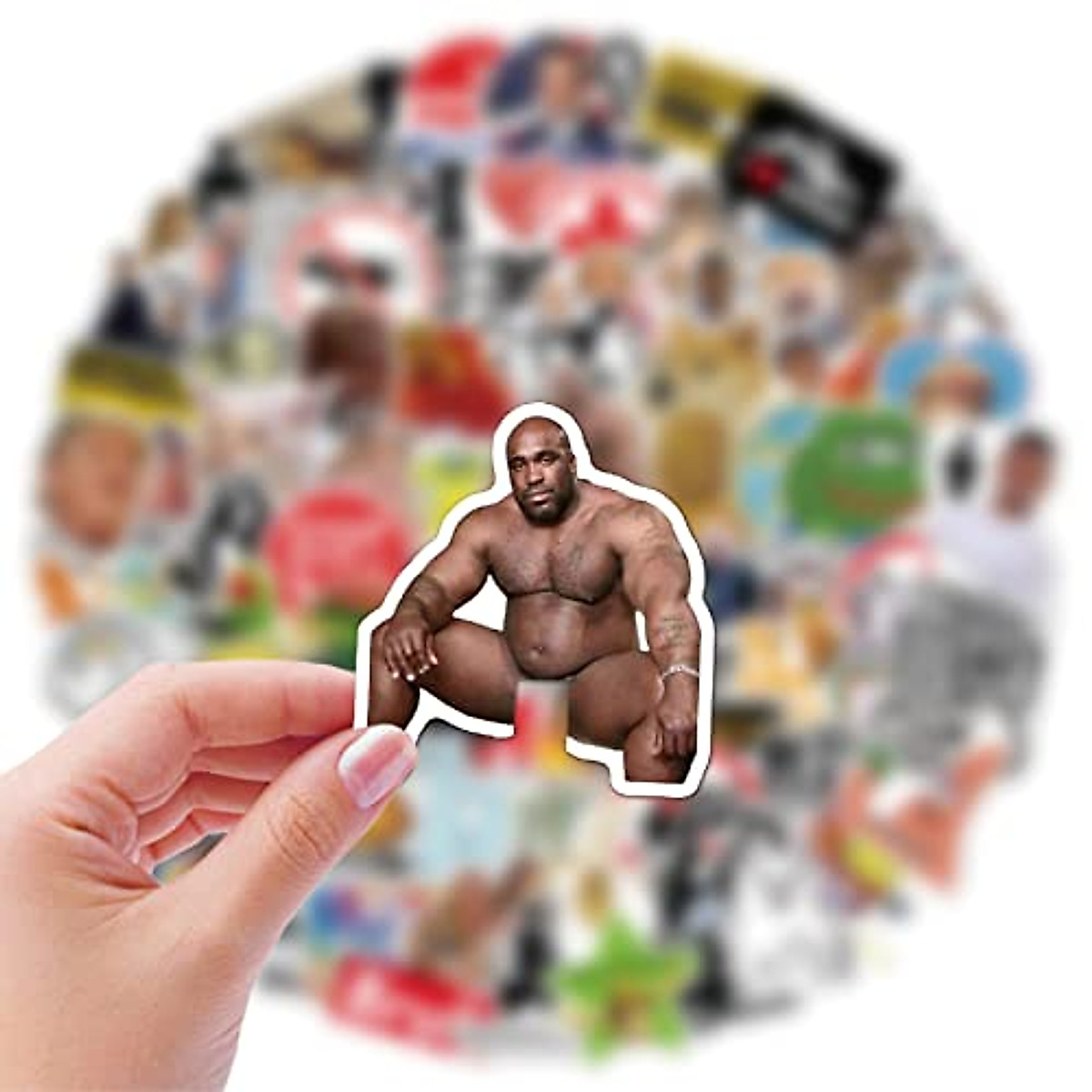 105pcs Funny Stickers ,Adult meme Stickers, barry wood prank Decals for hard hat, laptop, bumper,Unique Durable Perfect for Waterbottle ,Laptop,Computer