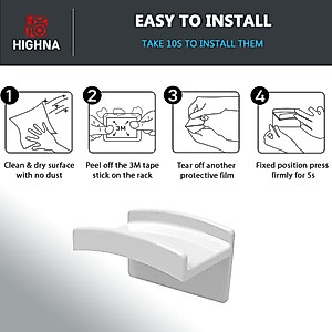 Adhesive Hat Hooks for Wall - Hat Racks for Baseball Caps - Hat Organizer for Baseball Caps - Minimalist Hat Rack Design, No Drilling, Strong Hold Hat Hangers (12 Pcs - Black & White)