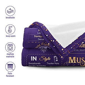 21st Birthday Gifts for Her 21st Birthday Decorations for Him 21 Year Old Happy Birthday Gifts for Women Daughter Son Girl Boy Sister Bestie Soft Throw Blanket Back in 2003-60x50 Inch - Gold