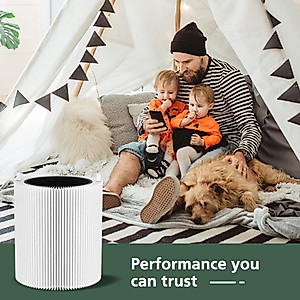 isinlive Blue Pure 311 Auto Replacement Fil-TER Compatible with Blueair Blue Pure 311 Auto Air Puri-Fier, 2 in 1 Fil-tration Systems, Particle and Activated Carbon, 2 Pack