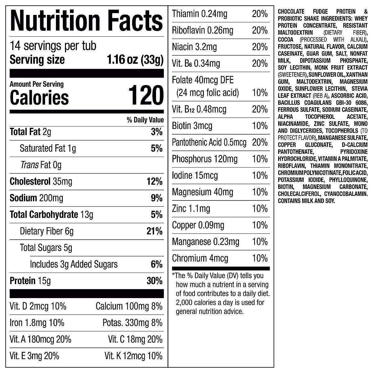 Nutrisystem ProSync Chocolate Meal Replacement Protein Shake Mix - 14 Servings