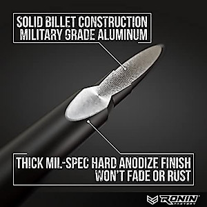 Ronin Factory 50 Cal Bullet Antenna for Ford F-150, F-250, F-350, Raptor, Bronco - Short Anti-Theft Replacement for Dodge RAM 1500