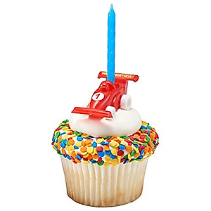 ace Car Birthday Cake Candle Holders