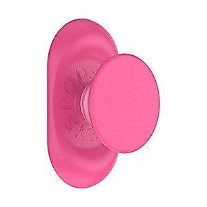 PopSockets Phone Grip with Expanding Kickstand, Slim PopSockets for Phone - Pocketable Neon Pink