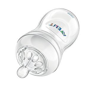 Philips AVENT BPA Free Natural Polypropylene Bottle, 4 Ounce, 2 Pack