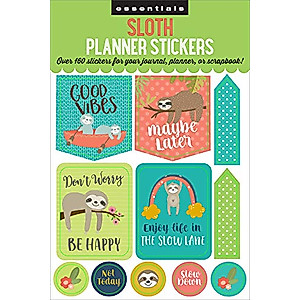Essentials Sloth Planner Stickers (over 160 stickers!) (Essentials Planner Stickers)