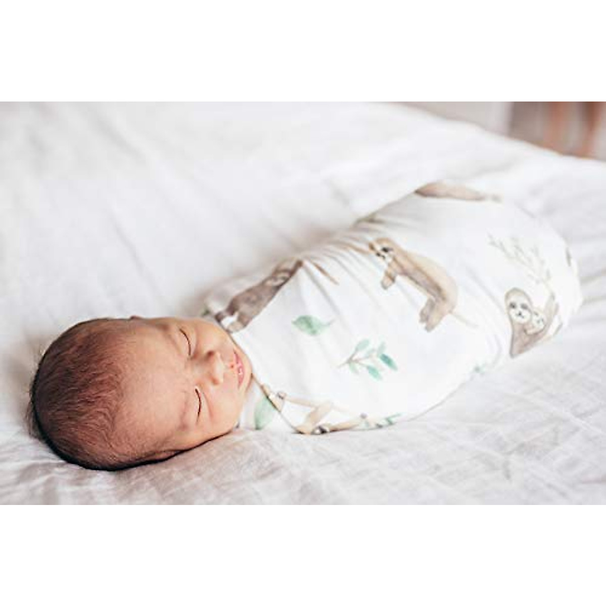 Copper Pearl Large Premium Knit Baby Swaddle Receiving Blanket Noah