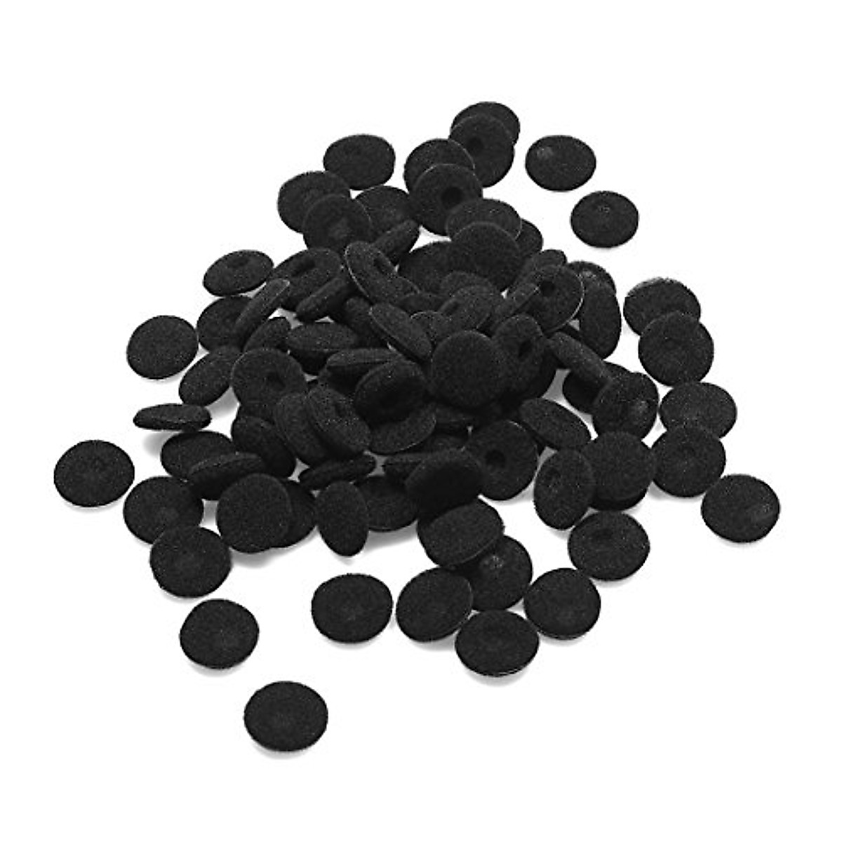 Shapenty Black Soft Foam Earbuds Cushions Earphone Headphone Cap Protector Sponge Ear Pads Cover Replacement, 100PCS