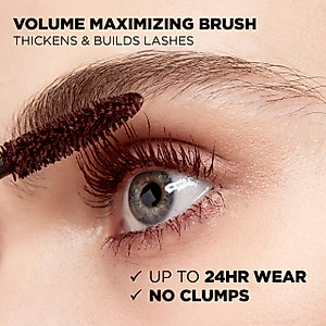L'Oreal Paris Makeup Voluminous Original Mascara, Deep Burgundy, 0.26 Fl Oz
