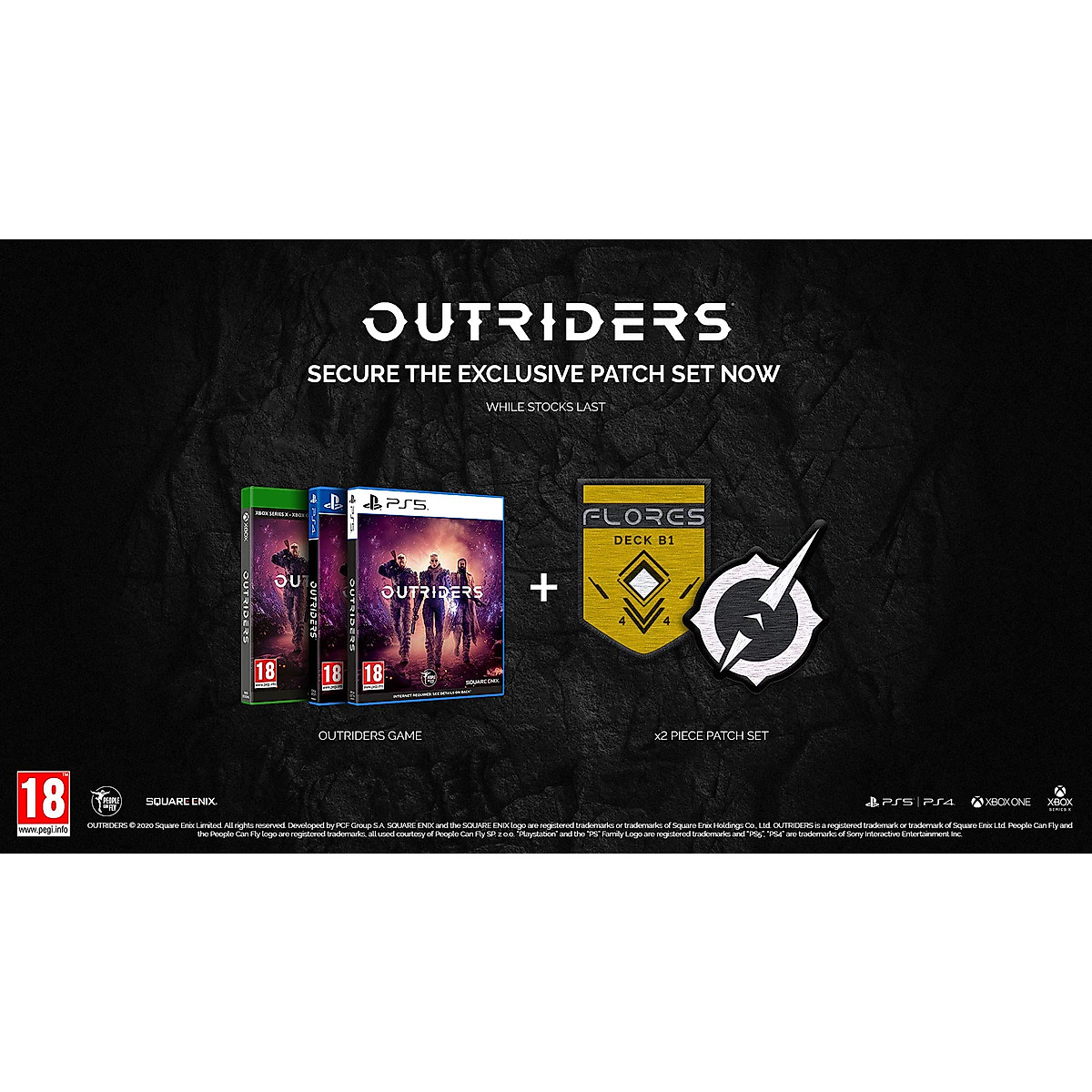 Outriders with Patch Set (Exclusive to Amazon.co.uk)