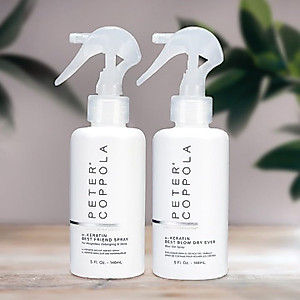 Peter Coppola a-Keratin Best Friend Spray - Leave In Conditioner Spray For Dry Damaged Hair Reduces Breakage While It Detangles, Smooths & Repairs Split Ends. Infused With Argan Oil & Aloe (5 oz)