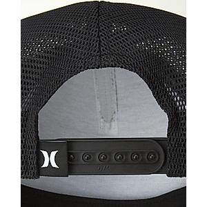 Hurley Mens Caps - Flat Brim Snapback Baseball Cap Standard Trucker Hats for Men, Size One Size, Wolf Grey