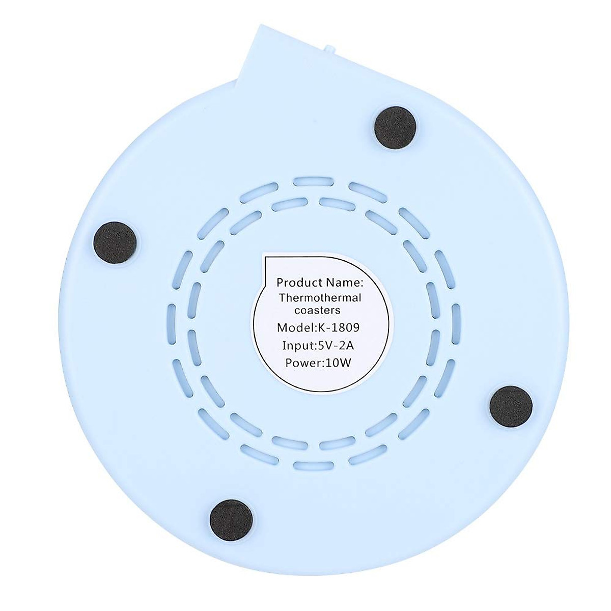 USB Cup Mug Heating Mat, Coffee Mug Warmer for Office Home Desk, USB Heater Insulation Pad Coaster Cup Warmer Heating Plate (Blue)
