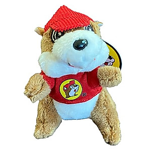 Buc-ee's Beavers 4" Mini Stuffed Plush Keychain Keyring Backpack Clip
