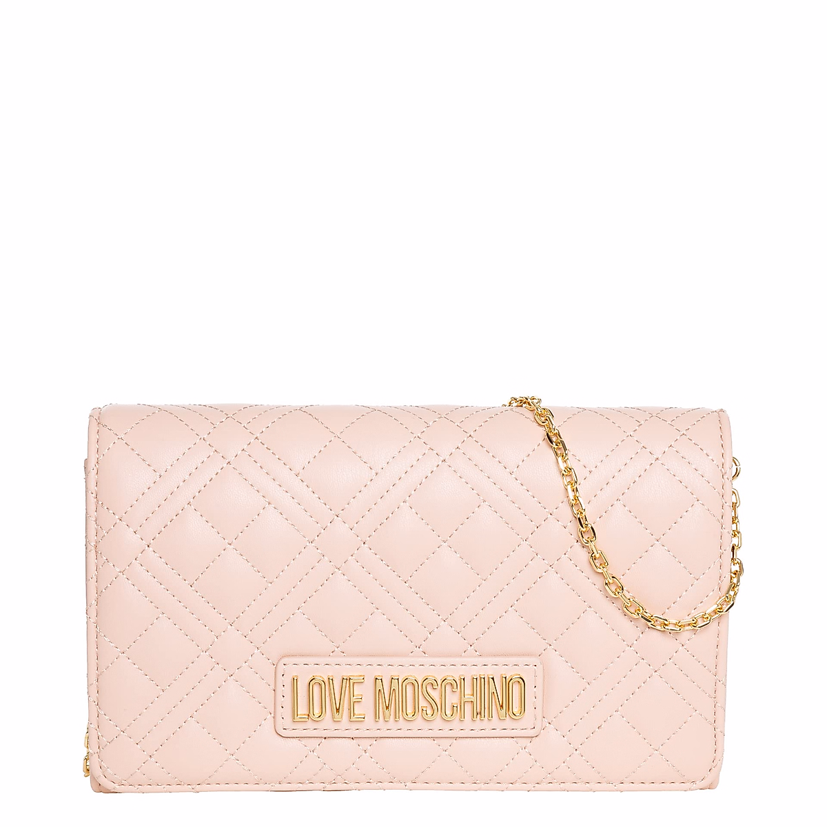 Love Moschino women crossbody bags nude