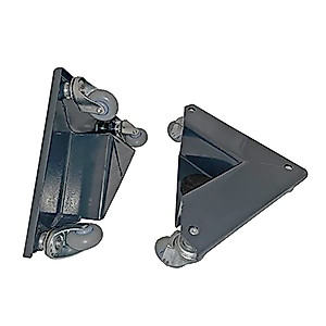 Pake Handling Tools - Low Profile Desk Cabinet Corner Mover Dolly Furniture Dollies 3 Wheel Dolly (Set of 4) 1320 lb. Capacity Quiet PU Roller Premium Ball Bearing Industrial Standard