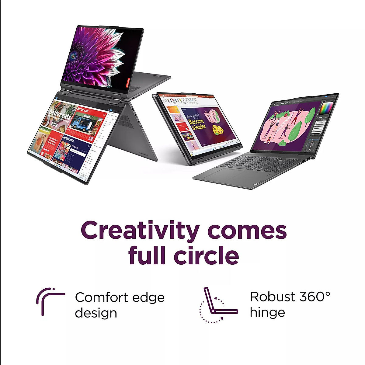 Lenovo 2024 Yoga 7i 2-in-1 Slim Laptop, 16" WUXGA Touchscreen, Ultra 7 155U (Beats i7-1335U), Backlit KB, FP Reader, Thunderbolt 4, TÜV, Win11Pro, w/AI Copilot & Stylus Pen(16GB RAM|1TB SSD)