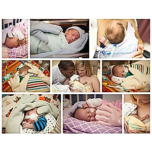 The Zaky Bonding & Positioning by Nurtured by Design - Color: Sky Blue - One Pair– Ergonomic Sleeping Support with Washing Bag- Excellent Physical & Psychological Support for Preemies & Infants