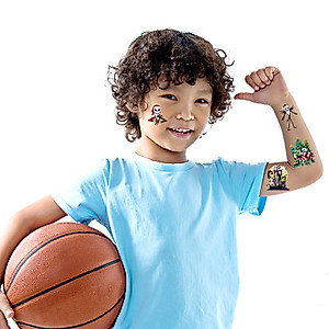 Nightmare Birthday Party Supplies, 34Pcs Temporary Tattoos Party Favors, Removable Skin Safe, Fake Tattoo Stickers for Goody Bag Treat Bag Stuff for Halloween Birthday Party Gifts Add Some Magic to Your Look