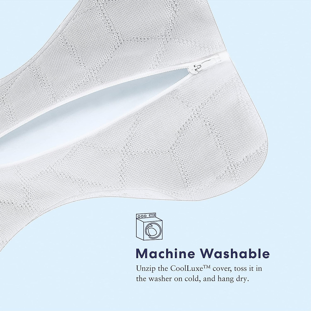 Luna [Memory Foam Knee Pillow] for Side Sleepers Featured on [The Today Show]- Orthopedic Knee & Leg Cooling Pillow, Adaptive Bed Assistance Product, Leg Pillow for Sleeping Lower Back & Hip Pain