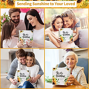 Get Well Soon Gifts for Women, Sunflower Gifts Care Pacakge with Sunshine Tumbler and Luxury Blanket Thinking of You Relaxing Spa Gifts for Mom Sister Grandma