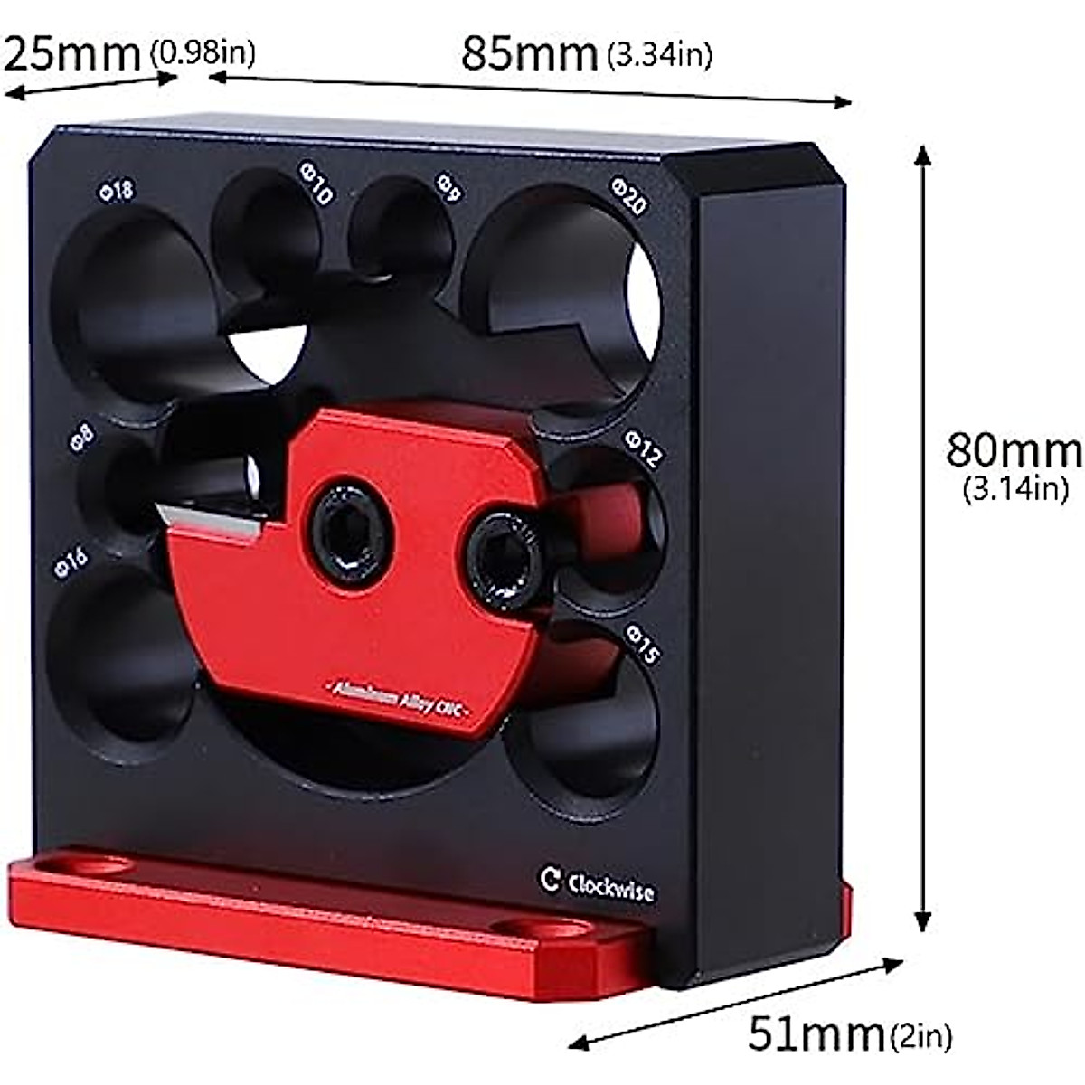Dowel Maker Jig Kit, Metric 8mm To 20mm Adjustable Dowel Maker, With Carbide Blade, Durable Electric Drill Milling Dowel Round Rod, Dowel Cutter For Wooden Rods Sticks Woodworking Dowel Maker Jig Kit