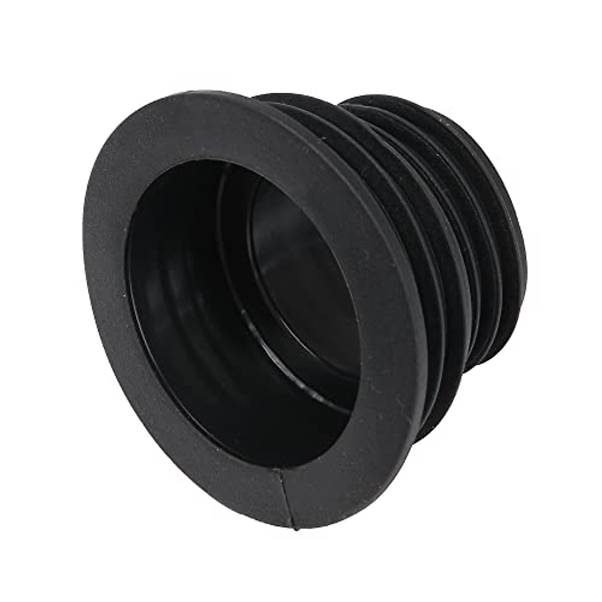 RDEXP 2X Drain Pipe Seal Hose Plug Washing Machine Drain for Bathroom Kitchen Black