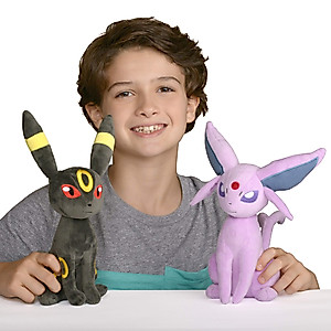 Pokemon 8" Espeon & Umbreon Plush 2-Pack - Officially Licensed - Eevee Evolution Stuffed Animal Toy - Great Gift for Kids, Boys, Girls & Pokemon Fans