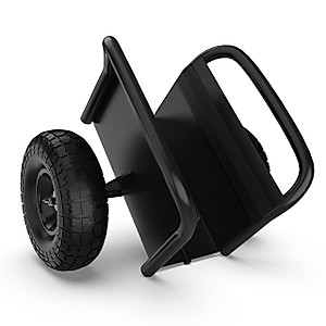 Heavy Duty Panel Dolly Slab Dolly with Handle & 2 10" Solid Rubber Tires Wheels 1000LBS Load Capacity for Drywall Sheet Heavy Appliance & Material Handling All Terrain Moving Cart Panel Dolly - Blue