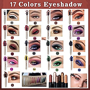 May Foltran Sand Shimmer #02 Cream Eyeshadow Pencil, Nude Pink Sparkle, Hypoallergenic Waterproof Long Lasting Eye Shadow Stick, Multi-Dimensional High Pigment Eye Highlighter Pen