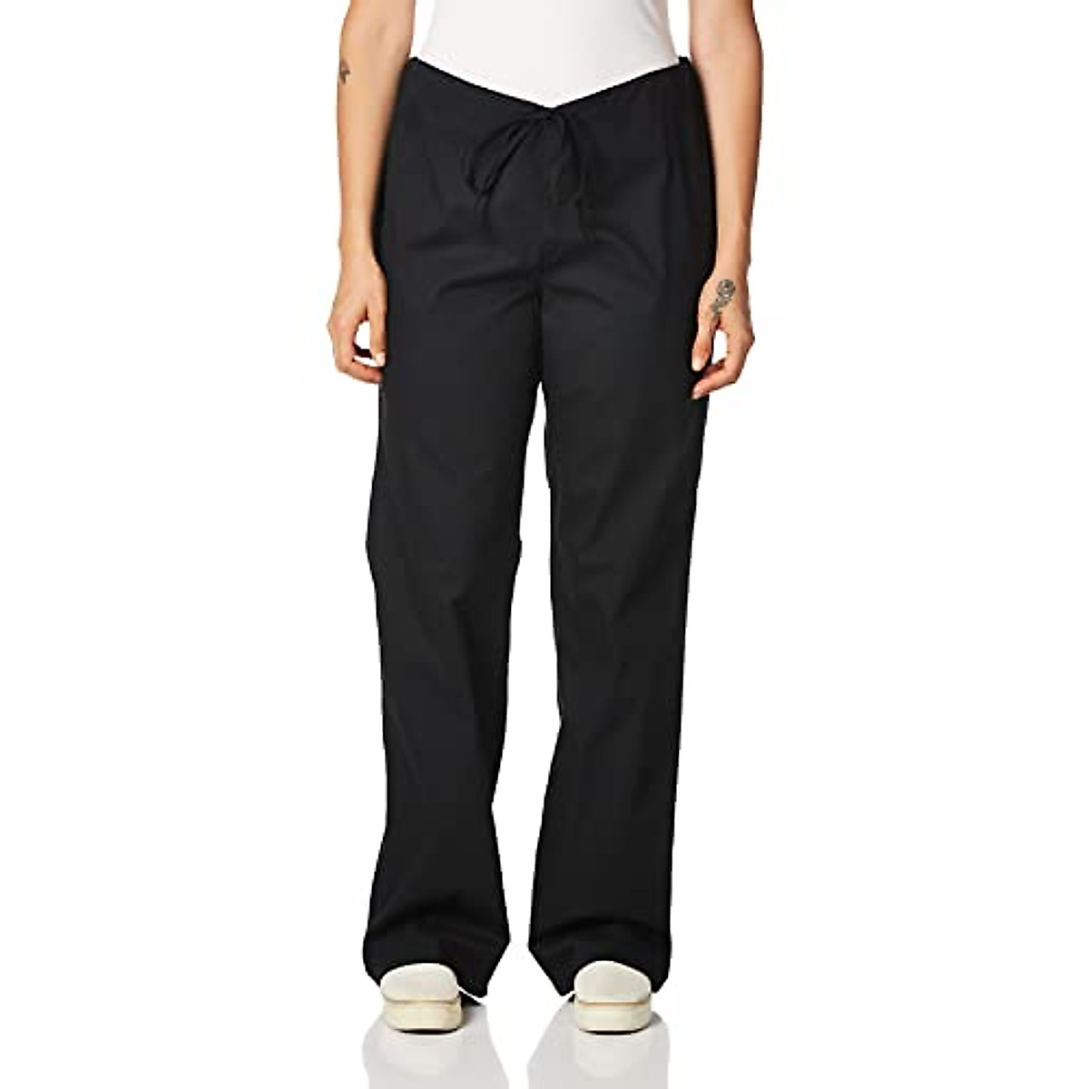 Dickies Men's EDS Signature Unisex Drawstring Scrub Pant, Black, X-Large