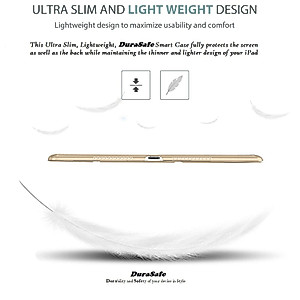 DuraSafe Cases for iPad 7th 8th 9th Gen 2019/2020 / 2021-10.2 Inch [ iPad 9 8 7 ] MW762LL/A MW742LL/A MYLC2LL/A MYL92LL/A MYLA2LL/A MK2K3LL/A Ultra Slim Auto Sleep/Wake PC Cover - Gold