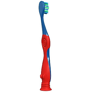 Colgate PJ Masks Toothbrush for Toddlers & Little Children with Suction Cup, Kids 2-5 Years Old, Extra Soft, Pack of 6