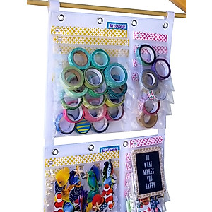 2 Panels by KIT XCHANGE Hanger Binder Storage System Planner Beads Scrapbooking Hook Loop