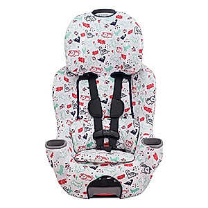 JYOKO Kids Cover Liner for car seat Compatible with Graco Extend2fit, 100% Cotton Made (Dino Party)