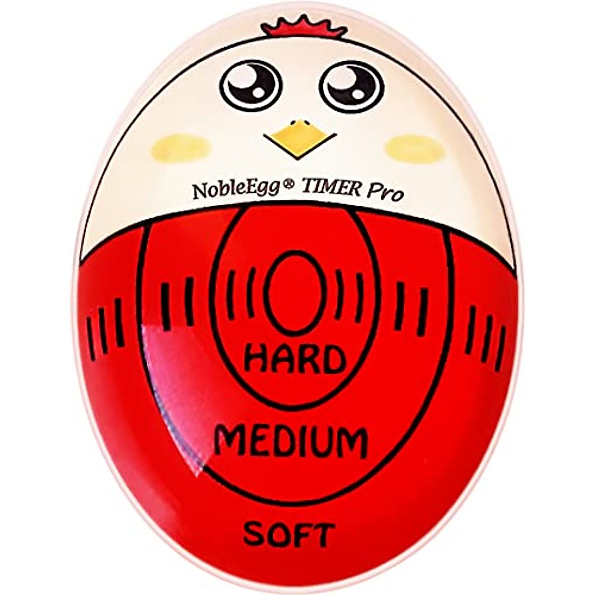 NobleEgg Egg Timer Pro | Soft Hard Boiled Egg Timer That Changes Color When Done | No BPA, Certified